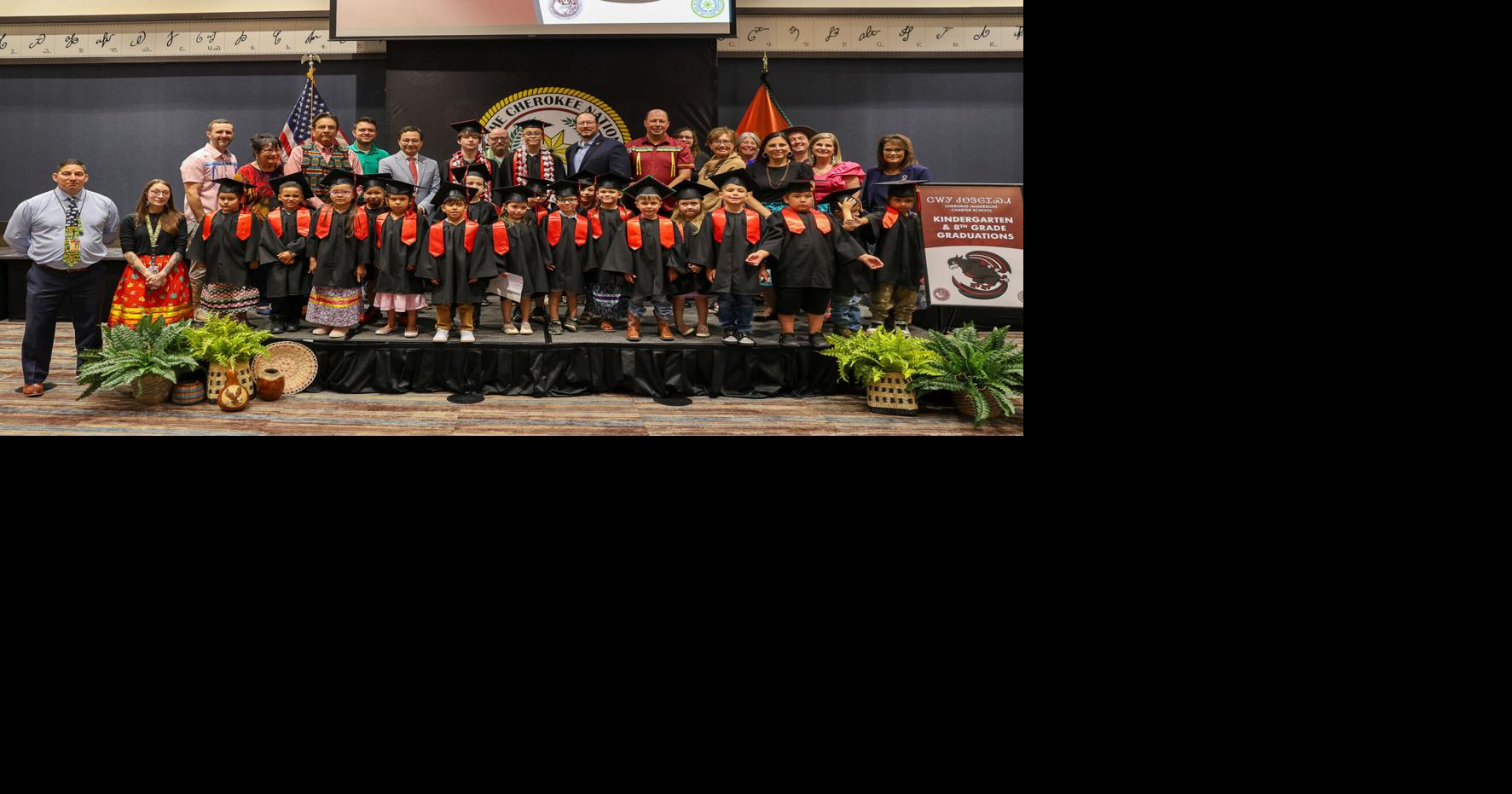 Cherokee Immersion School graduates 8th grade class, largest ...