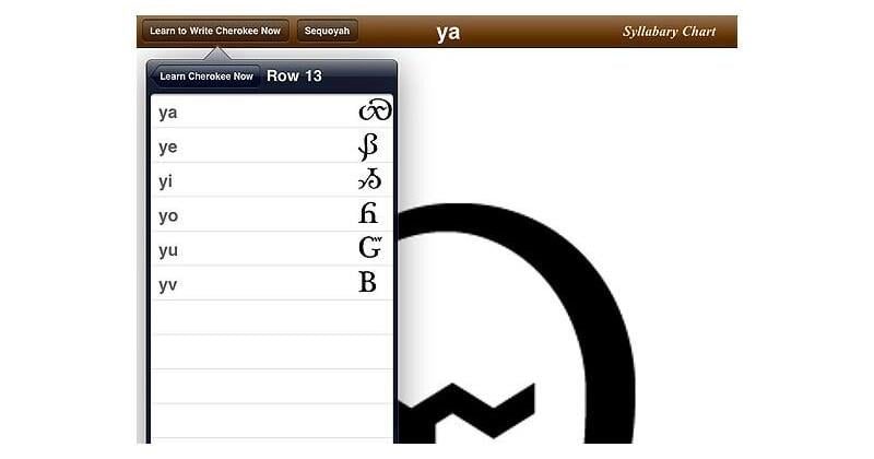 App allows users to write Cherokee syllabary | Education ...