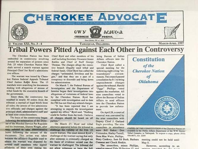 Cherokee Phoenix marks 190th anniversary | News | cherokeephoenix.org