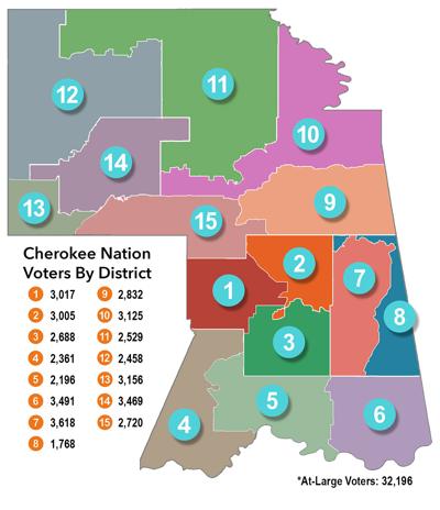 Fewer voters in most districts | Cn Election 2023 | cherokeephoenix.org
