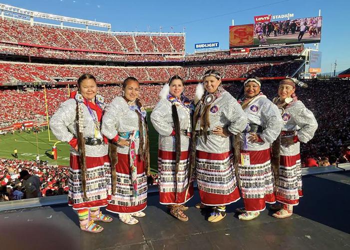 Cherokee veteran takes part in presenting colors for NFL game | People ...