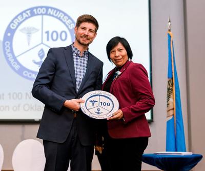 Flynn acknowledged as ‘Great 100 Nurse’ | Health | cherokeephoenix.org