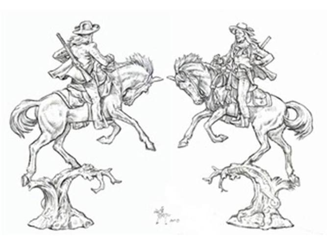 HorseChief selected for Five Tribes Lighthorse Monument | Culture ...