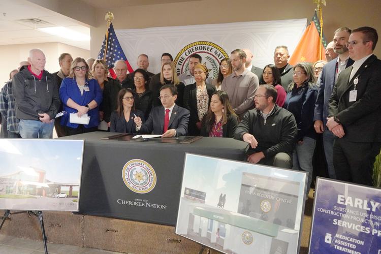 Cherokee Nation signs legislation for substance abuse recovery centers ...