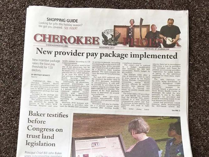 Cherokee Phoenix marks 190th anniversary | News | cherokeephoenix.org