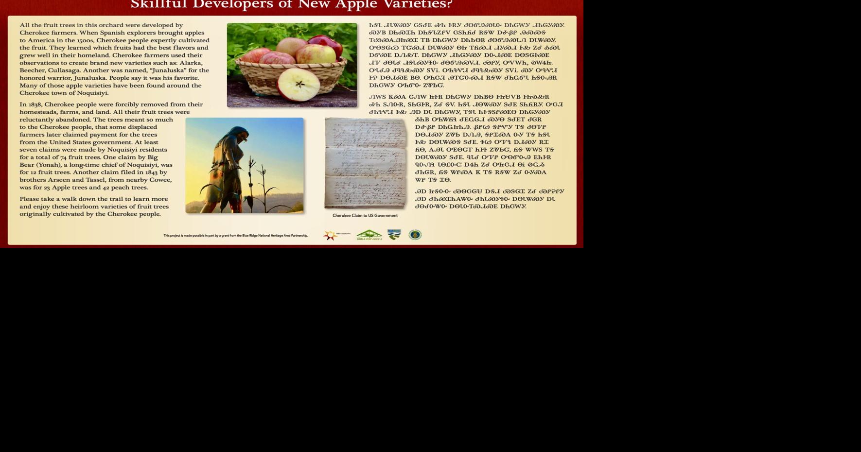 Grand opening for Cherokee Heritage Apple Orchard is April 28 ...