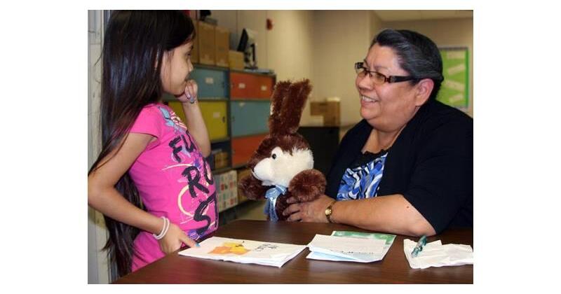 NSU students read in Cherokee with immersion students | Education ...
