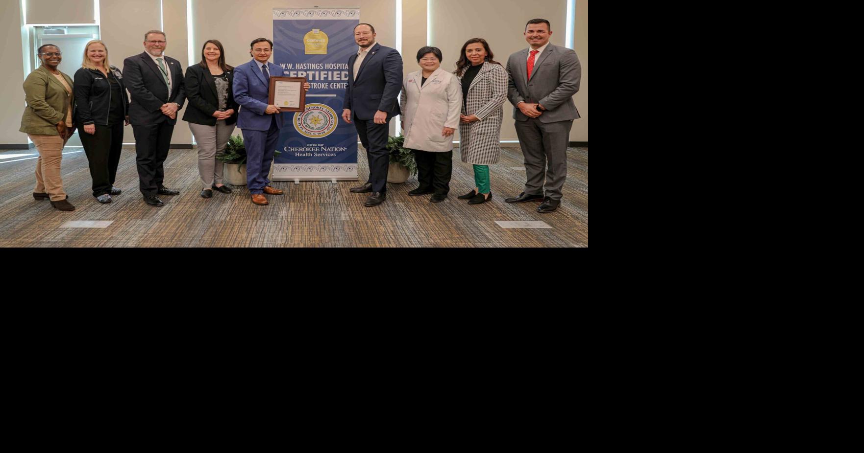 Cherokee Nation awarded Primary Stroke Center Certification | Health ...
