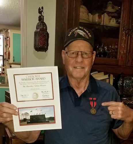 Shook is ‘honored’ to receive Cherokee Nation Medal of Patriotism ...