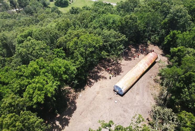 Old Kenwood water tower removed from hillside | News | cherokeephoenix.org