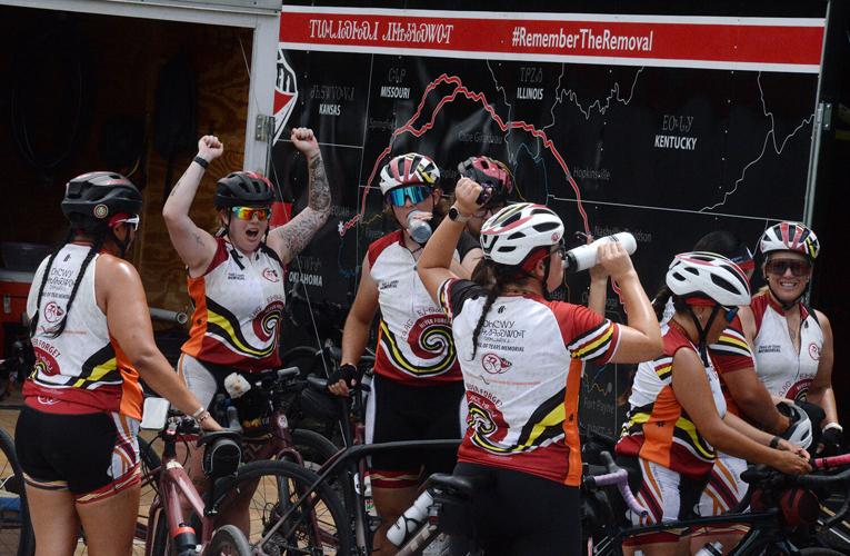 Emotions high for cyclists along Trail of Tears | Remember The Removal ...