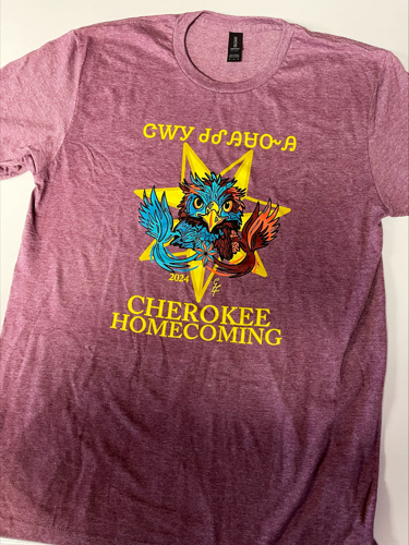Christie chosen as 2024 Cherokee Phoenix Homecoming T-shirt design ...