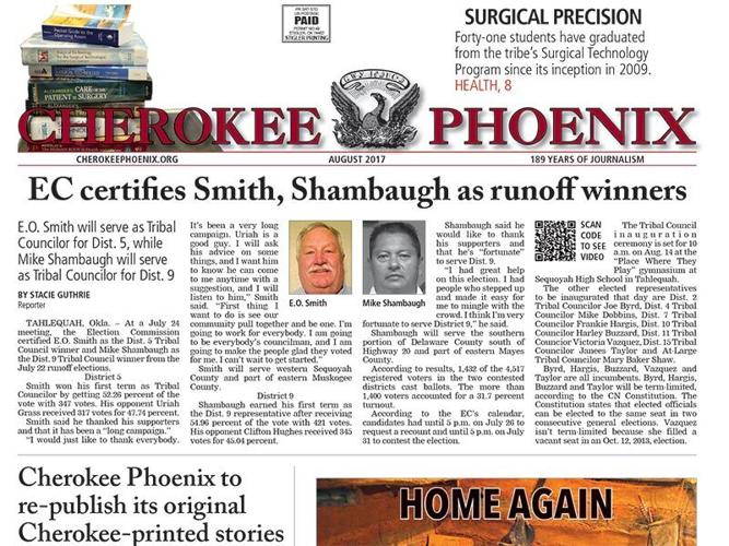 August 2017 issue of the Cherokee Phoenix and Holiday Guide now ...