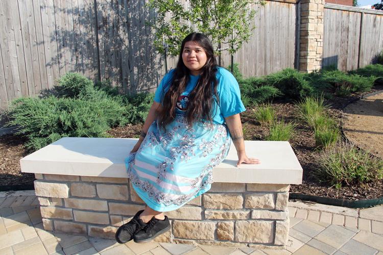 Hardbarger creates ribbon skirts with purpose | Cherokee Syllabary ...