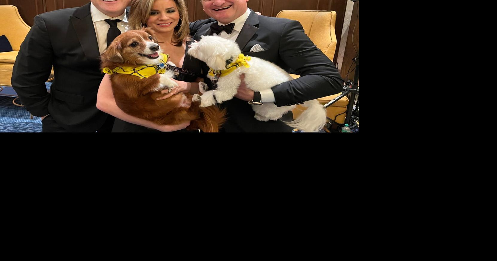 Co-chair Jon Harris with Susanna Wickham (PAWS CEO) and Chris Wickham ...