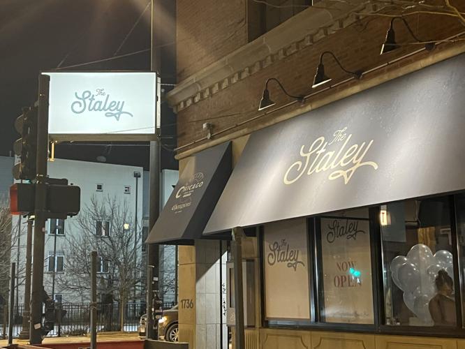 Israel Idonije and Chef Gillanders celebrate Staley opening | Candid ...