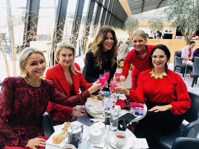 City Seen: The Service Club of Chicago's Valentine's Day Tea | People ...