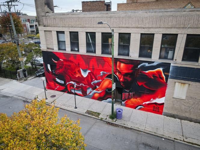 Muros hypes up Chicago Bulls with “Seeing Red” murals ...