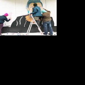 RGB Mural in progress | | chicagostarmedia.com