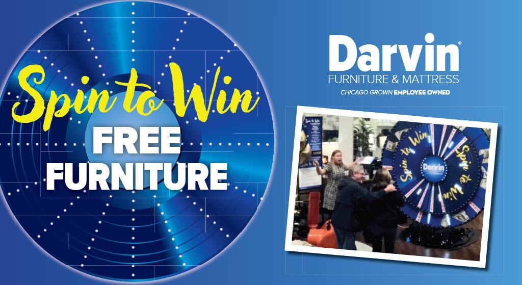 ‘Spin to Win’ is back at Darvin: Win $5,000 in furniture, $2,500 ...