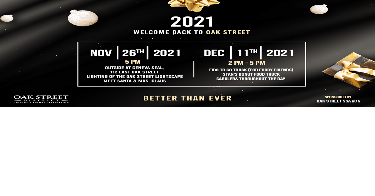 Oak Street debuts "Lighting Up Oak Street" tonight! | Out & About ...