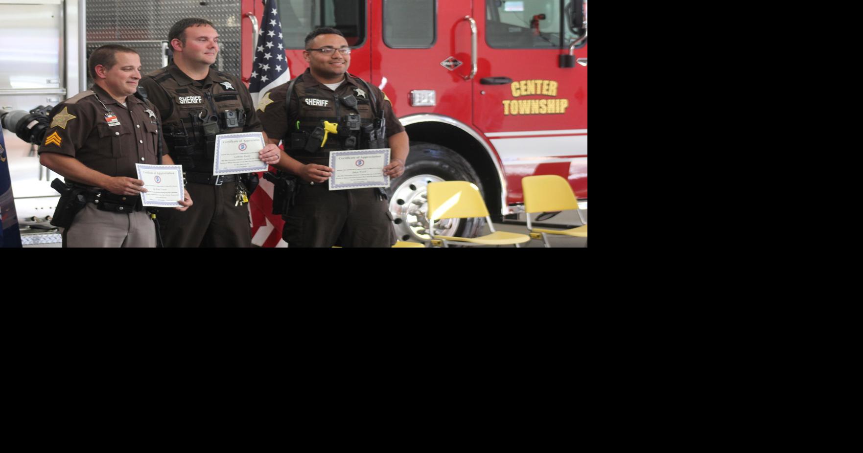 Firefighters, sheriffs awarded for life saving efforts | News ...