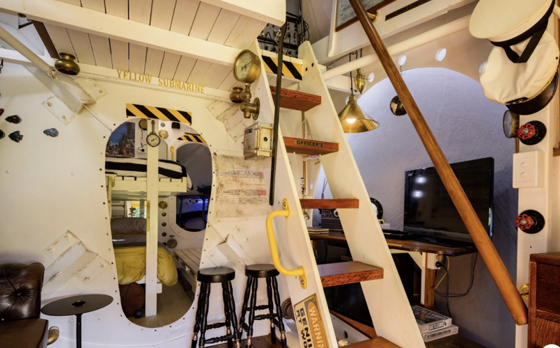 Couple builds Beatles-themed yellow submarine Airbnb | Wire | chronicle ...