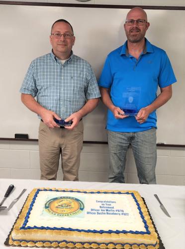 MPD officers Joe Martin and Dustin Roseberry retire | News | chronicle ...
