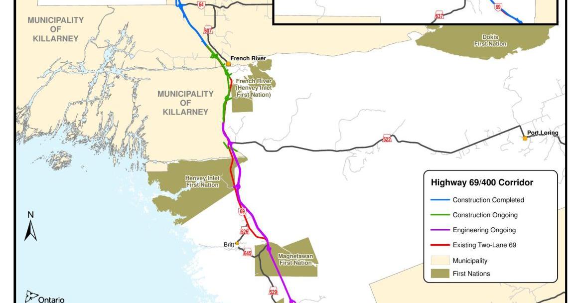 Highway 69 four-laning map [PDF] | | chroniclejournal.com