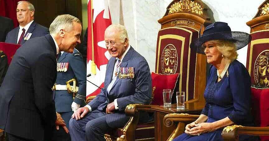 King reminds us to be Canadian. Charles channels Carney to pump ...