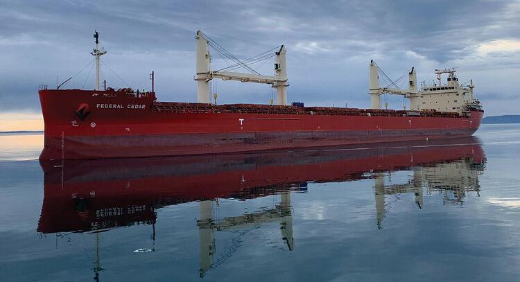 1st ocean-going vessel arrives at port | Local News | chroniclejournal.com