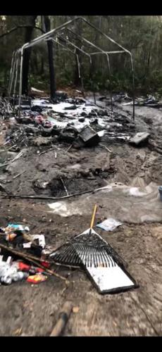 Homeless camp in Homosassa catches fire; no one injured | Local News ...
