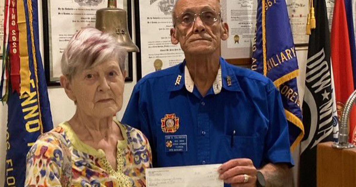 VFW Post 4864 Auxiliary donates to Citrus Springs Library | Veterans ...