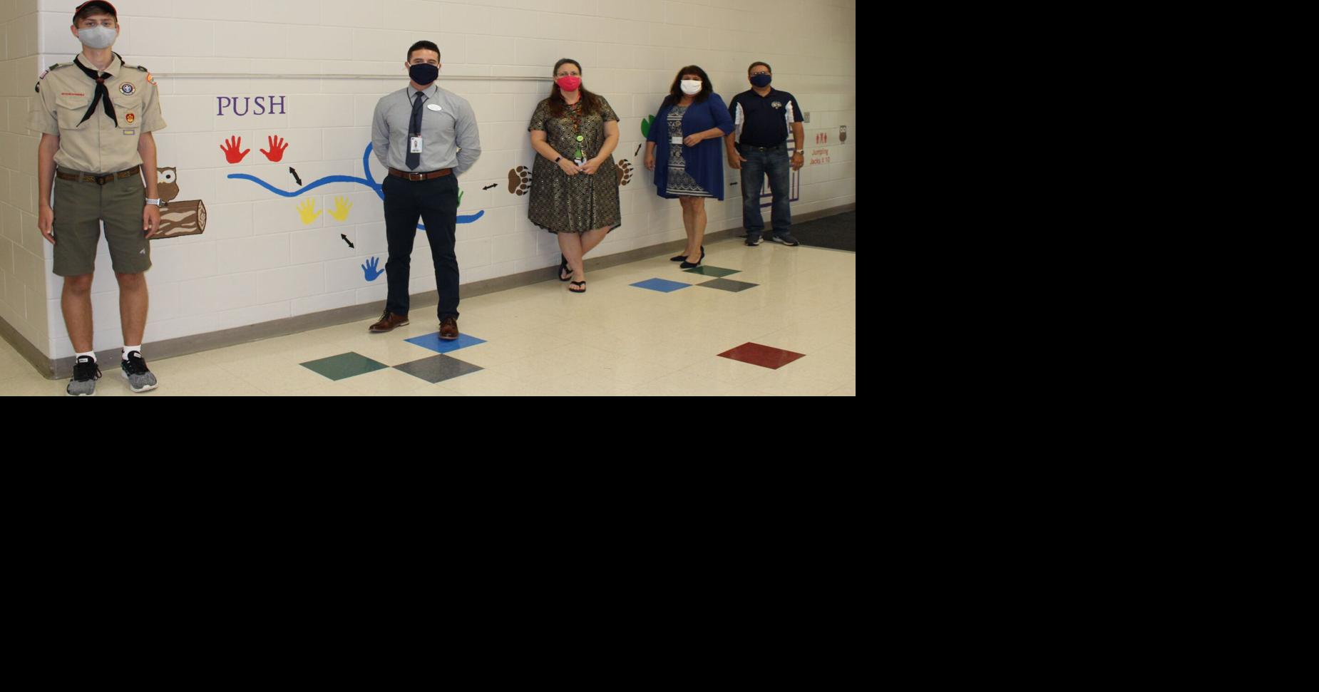 Local Eagle Scout creates 'sensory pathway wall' at FRES | Education ...