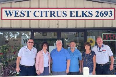 Florida State Elks president visits Homosassa | | chronicleonline.com