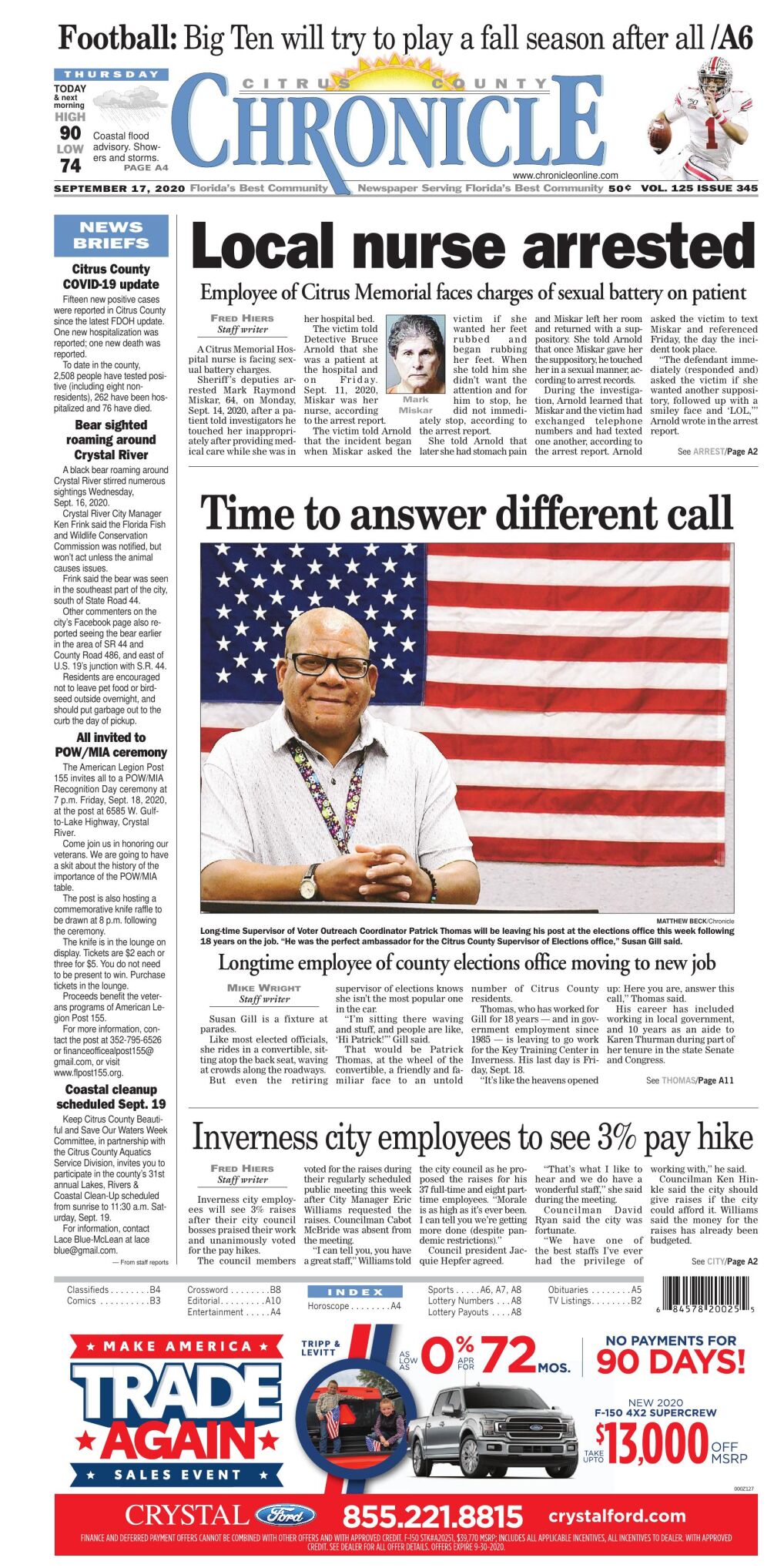 Citrus County Chronicle Sept 17, 2020 e-edition | E-edition ...