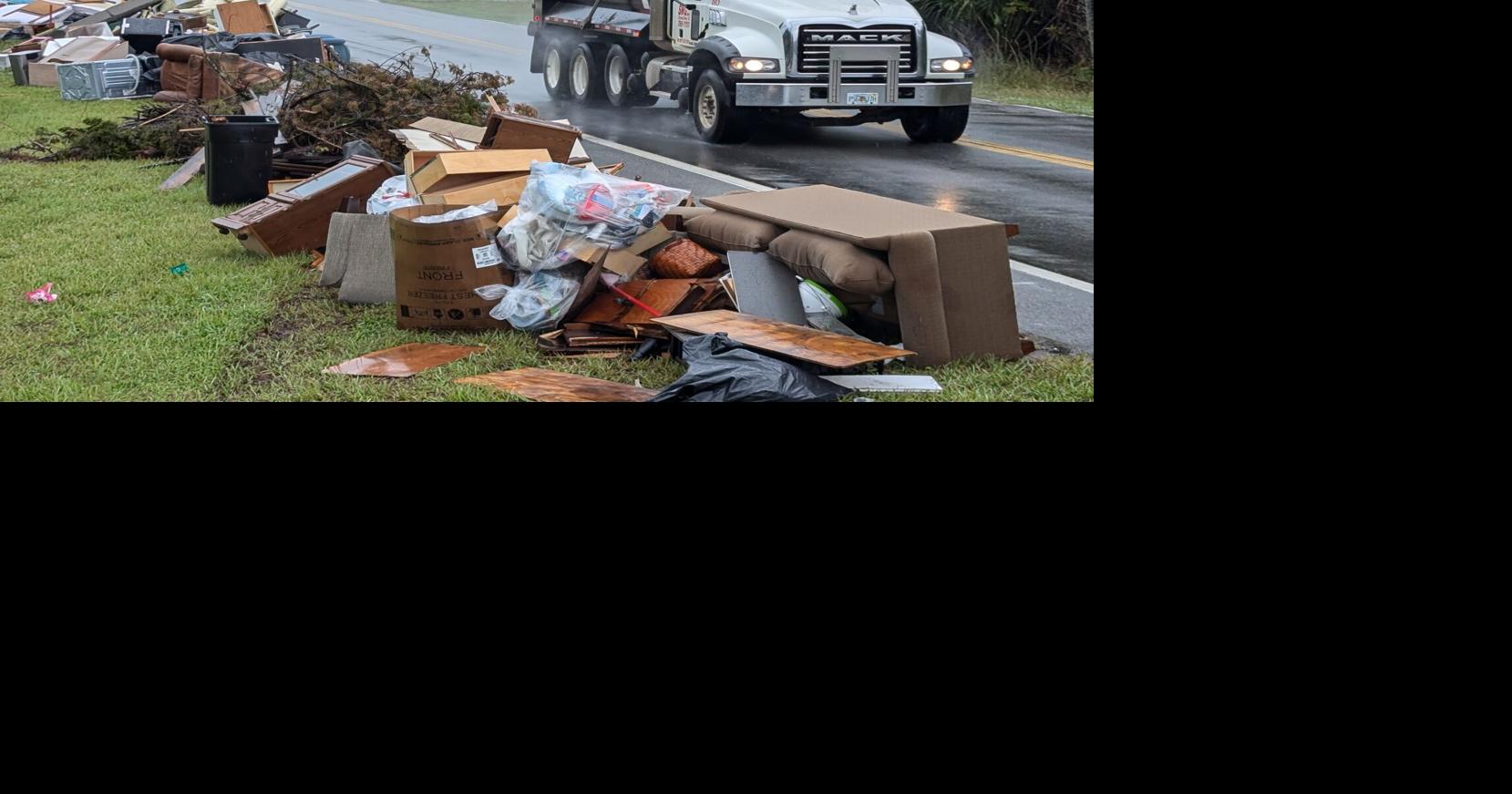 Haulers working hard to pick up as much debris before storm hits ...