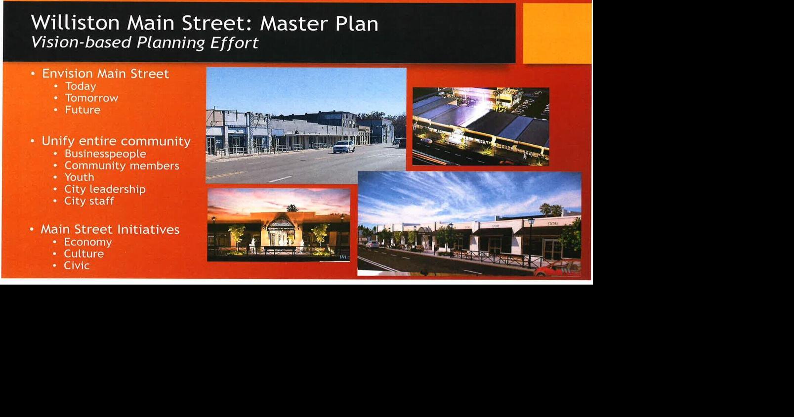 Williston: Main Street master plan announced | Local News ...