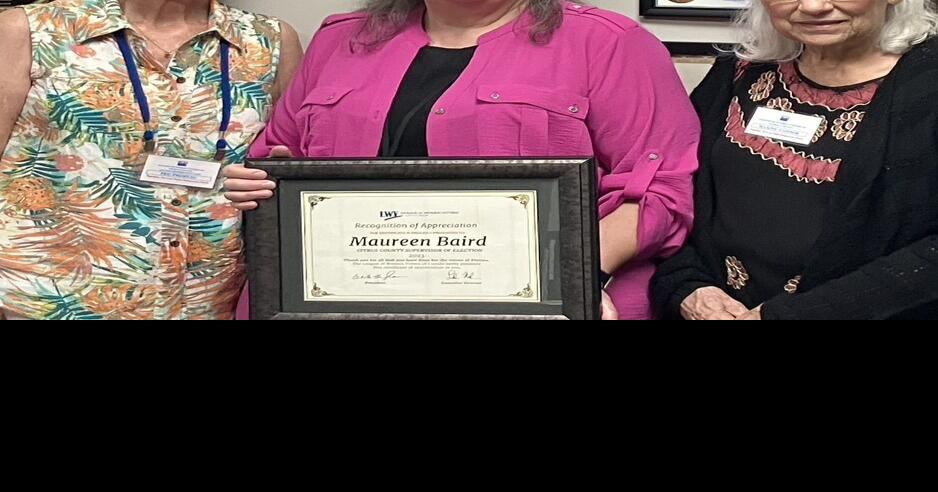 Citrus County Supervisor of Elections Maureen 'Mo' Baird receives ...