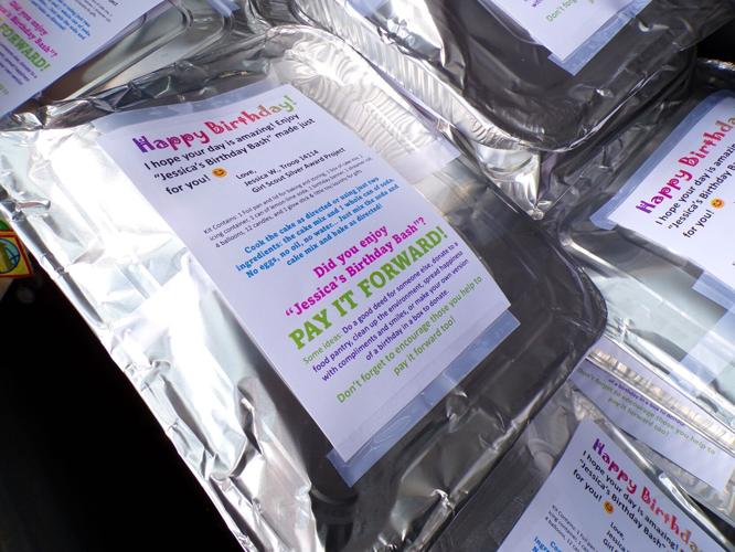 Girl Scout creates ‘birthday-in-a-box’ kits for local food pantries ...