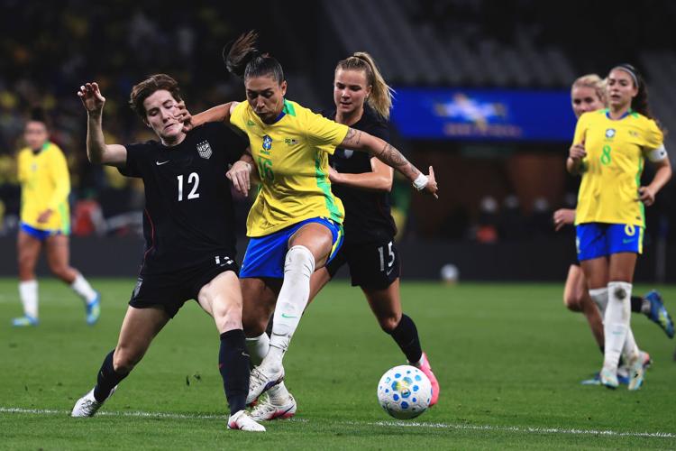 Bia Zaneratto's goal gives Brazil a 2-1 victory over the USWNT in Sao ...