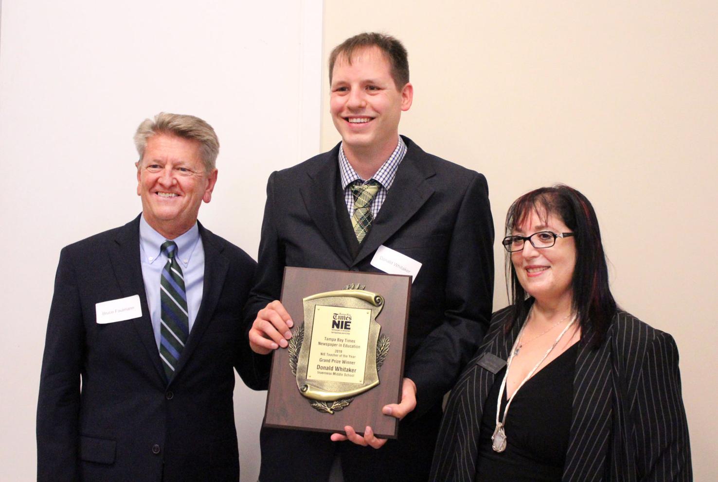 Inverness Middle School teacher Donald Whitaker named 2019 Newspapers ...