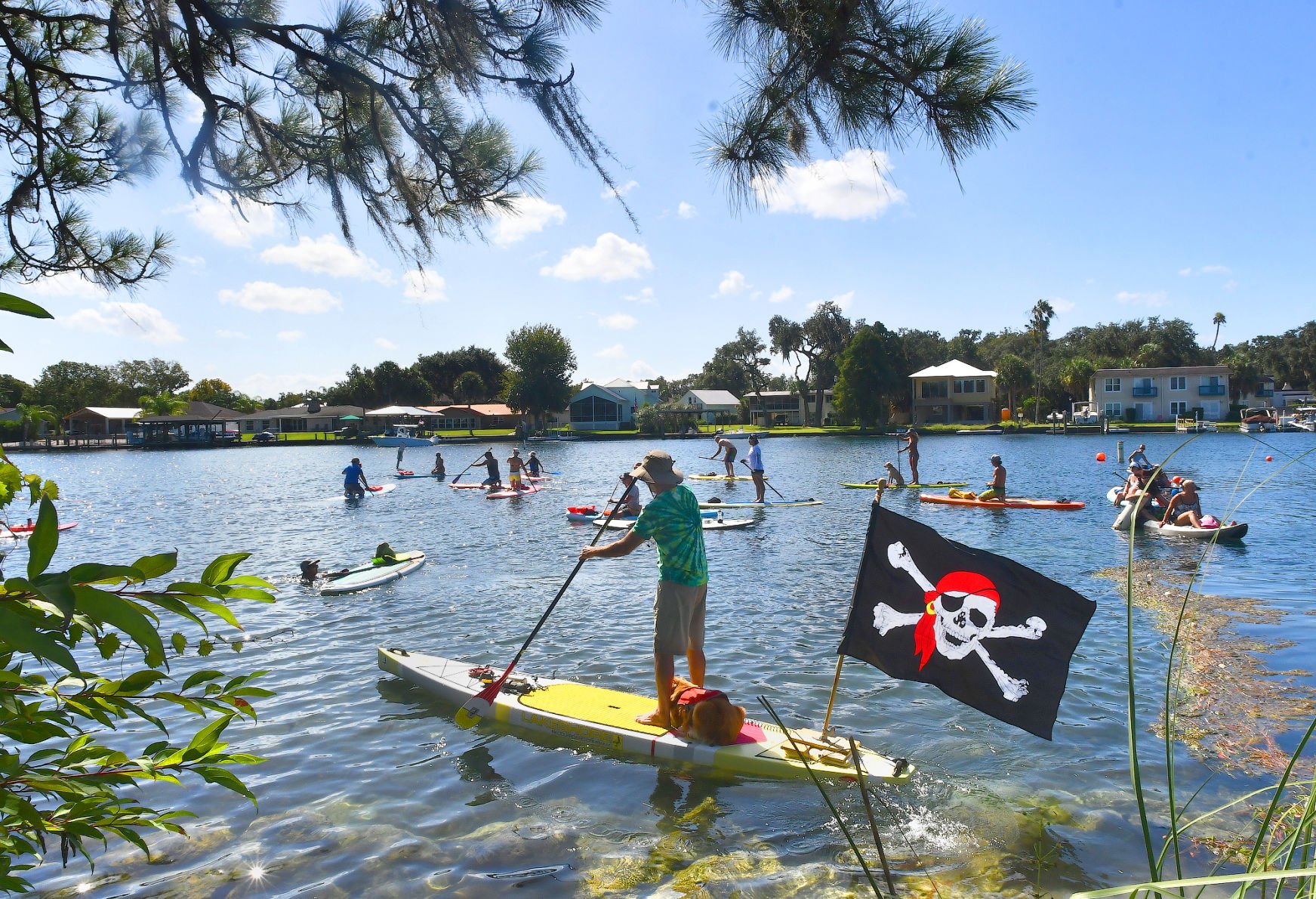 'Paddle out' pays tribute to Josh Hensley, Crystal River's "Captain ...