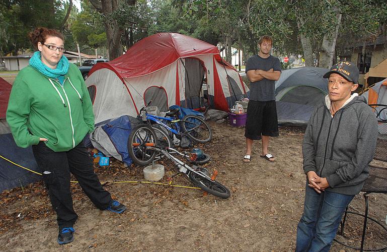 Tent people not budging | Local News | chronicleonline.com