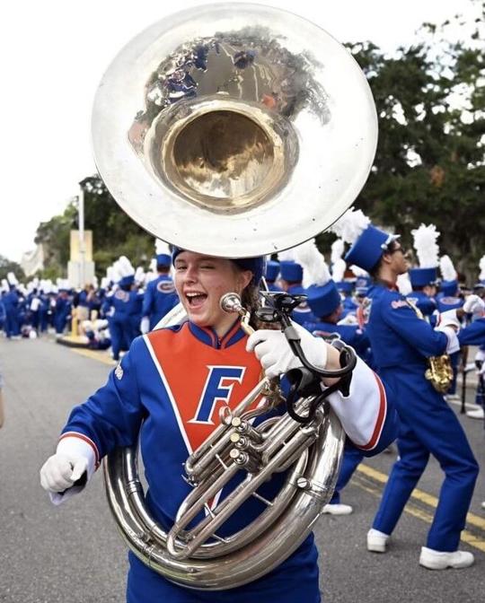 Living her dream: 2023 CHS grad makes UF Gator Marching Band, heading ...