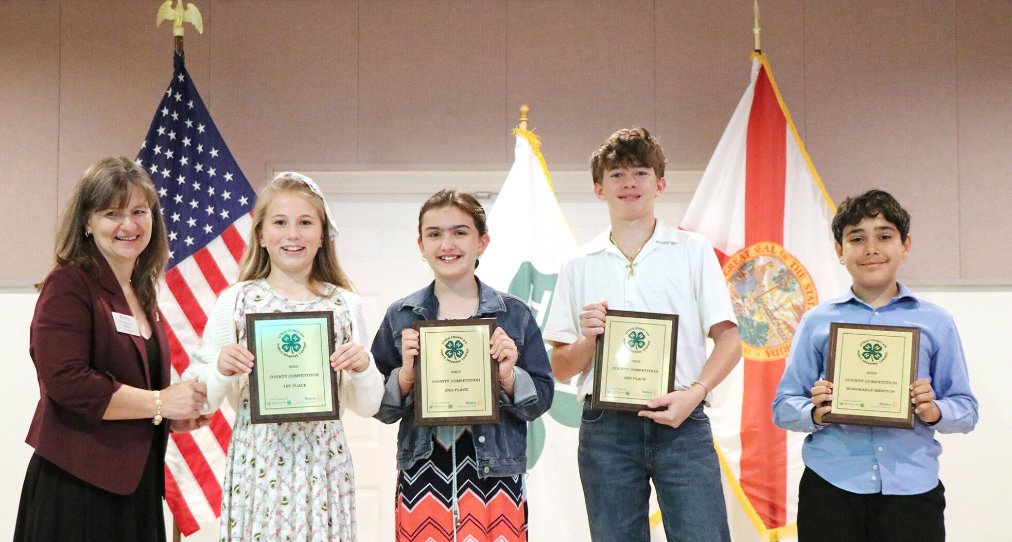 Young voices speak up; Florida 4-H speech contest helps students ...