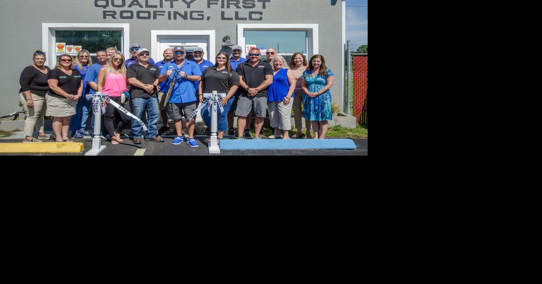 Chamber welcomes Quality First Roofing | Local News | chronicleonline.com