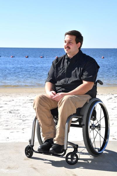 Local man's crusade to get ADA beach access mat at Fort Island Beach ...