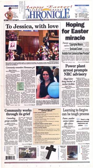 Jessica Lunsford 20 years since her loss | | chronicleonline.com