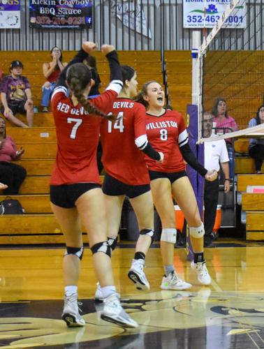 High school volleyball: Williston defeats Bell in three sets for 12th ...